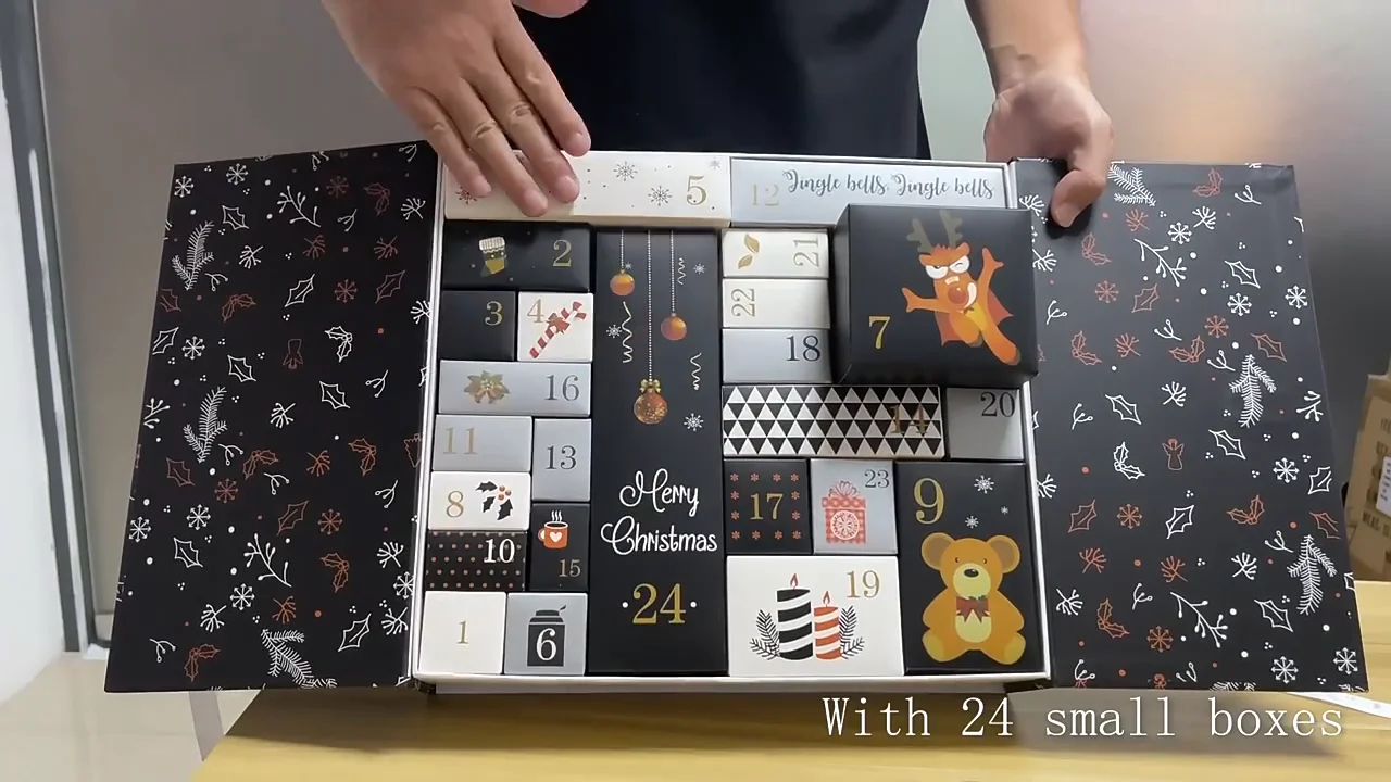 Luxury Gift Christmas Ramadan Eid Countdown Chocolate Cookie 24 Days ...