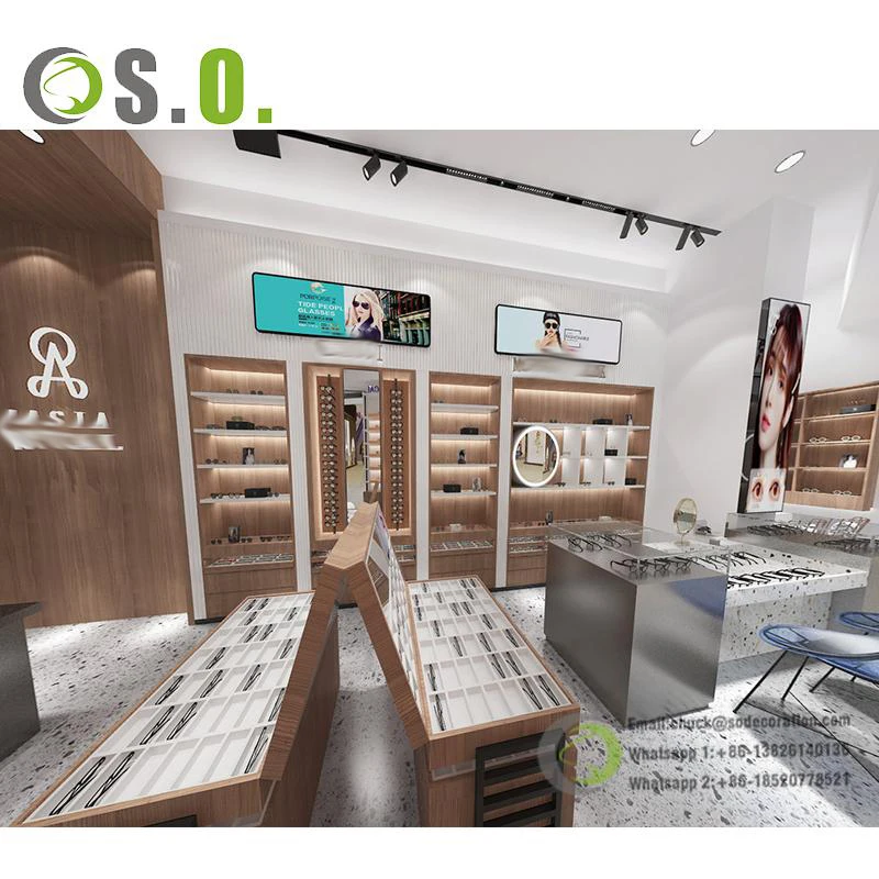 Modern Optical Shop Interior Decoration Optical Shop Products Display ...