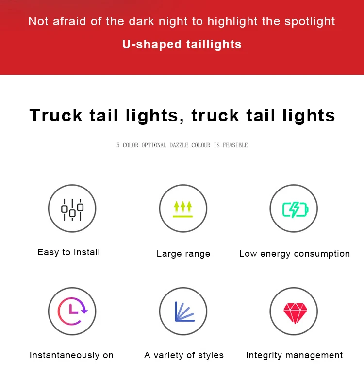 New Design Led Flowing Indicator Steering Water Truck Taillight For ...