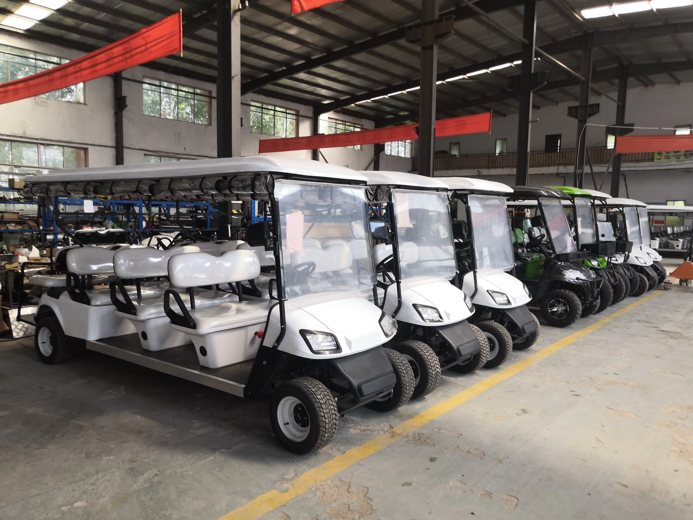 Wetruth 14 16 Inch Lifted Golf Cart 4x4 Drive Off-road Electric Golf ...