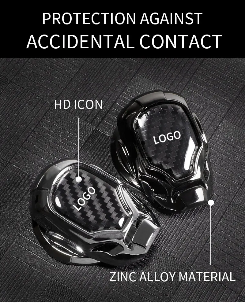 Factory Custom Logo Car Interior Decals Car Ignition Button Cover Car ...