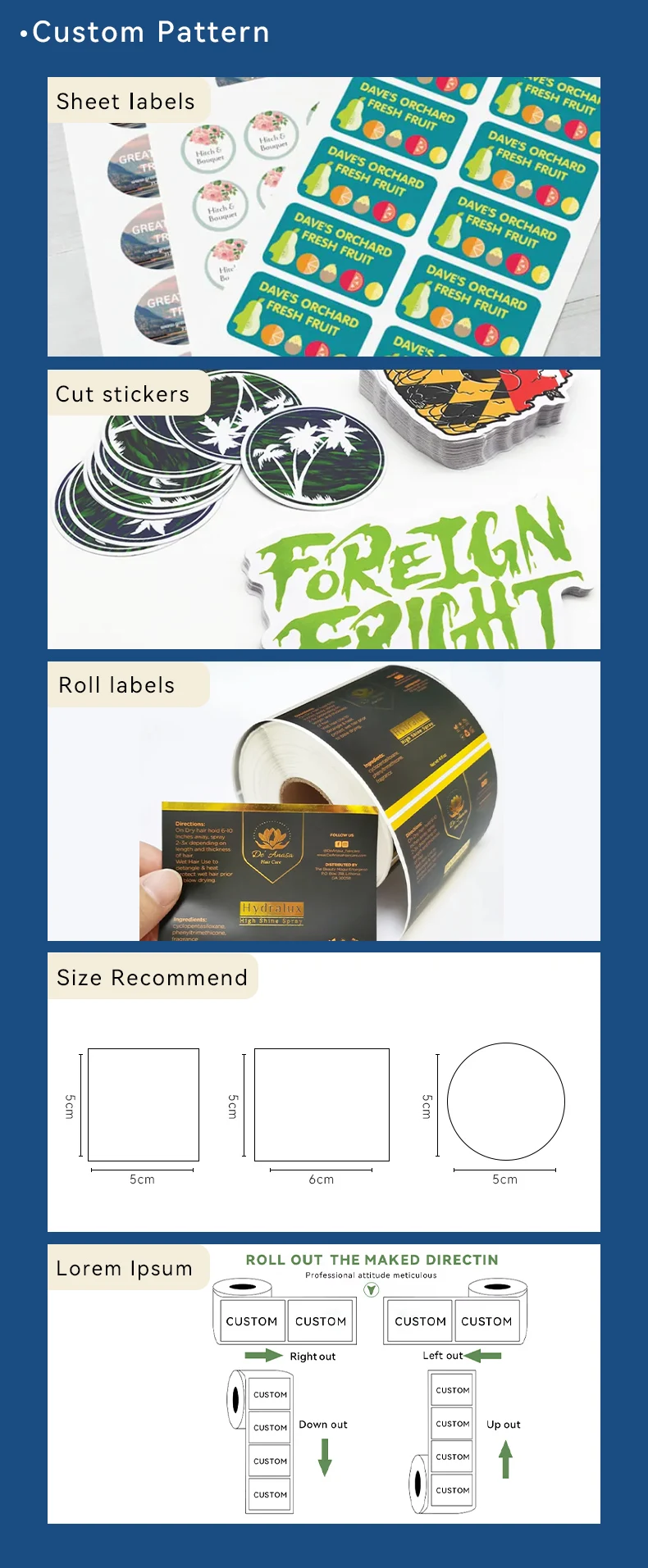Colorless Bump Sticker Labels - Customizable & Waterproof