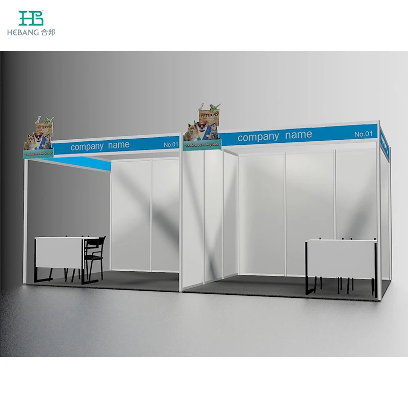 Aluminum Frame Trade Show Exhibition Booth With Customized Design - Buy ...