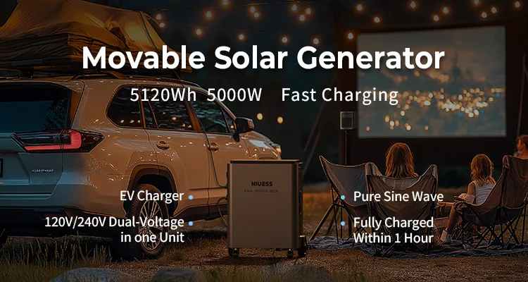 5000w Battery Generator - Versatile Power for Home & Outdoors