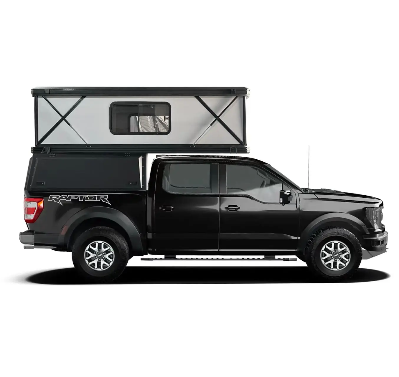 2025 New Design Popup Truck Camper Shell for 2 Persons - Lightweight ...