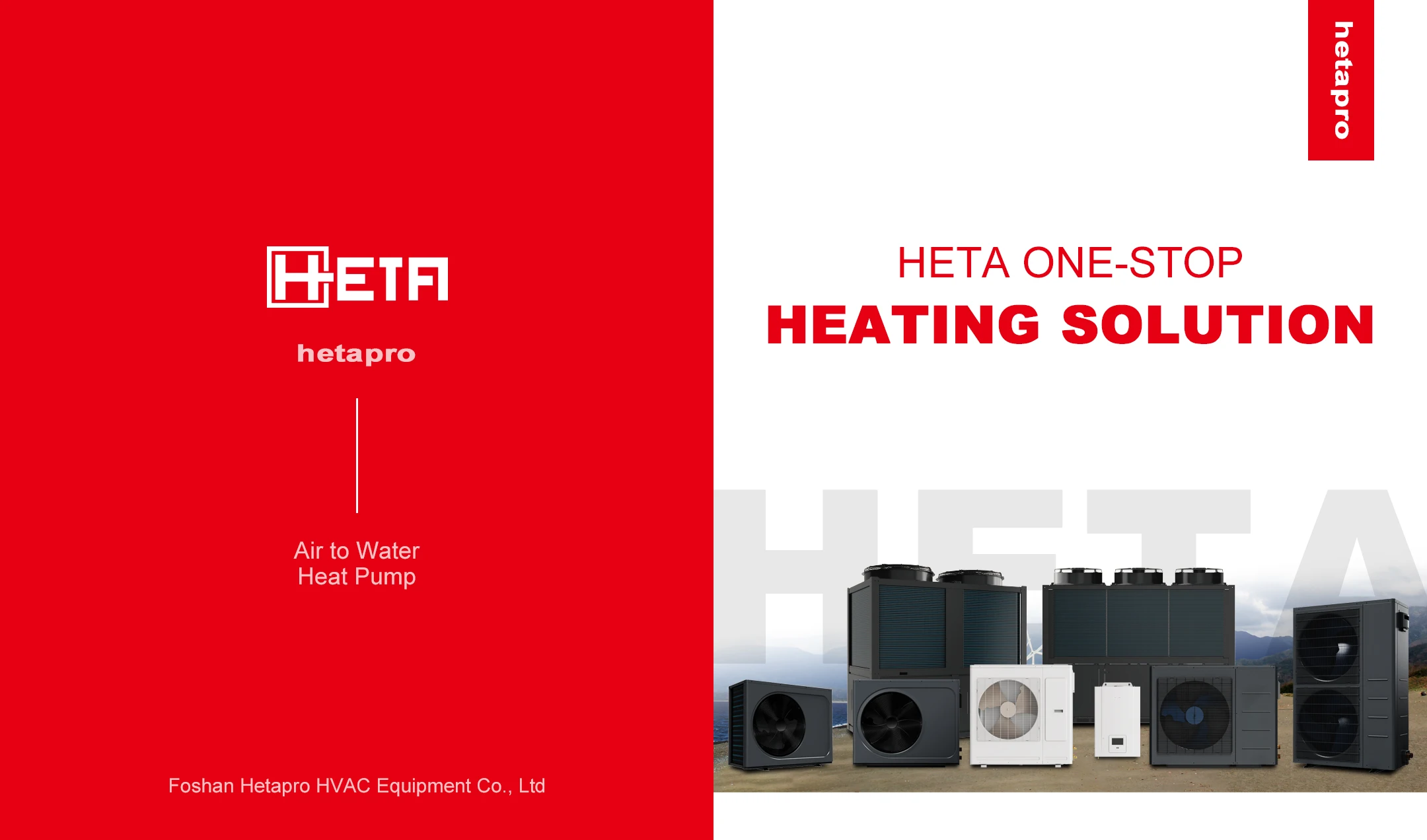 Hetapro R32 Pompa Ciepla Erp A+++ Monoblock Dc Inverter Heat Pump Air To Water Heat Pump For ...