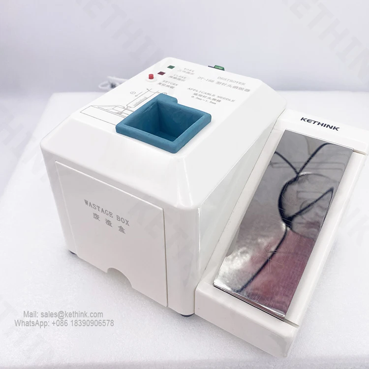 KETHINK Electric Needle Cutter and Syringe Destroyer Small Syringe ...