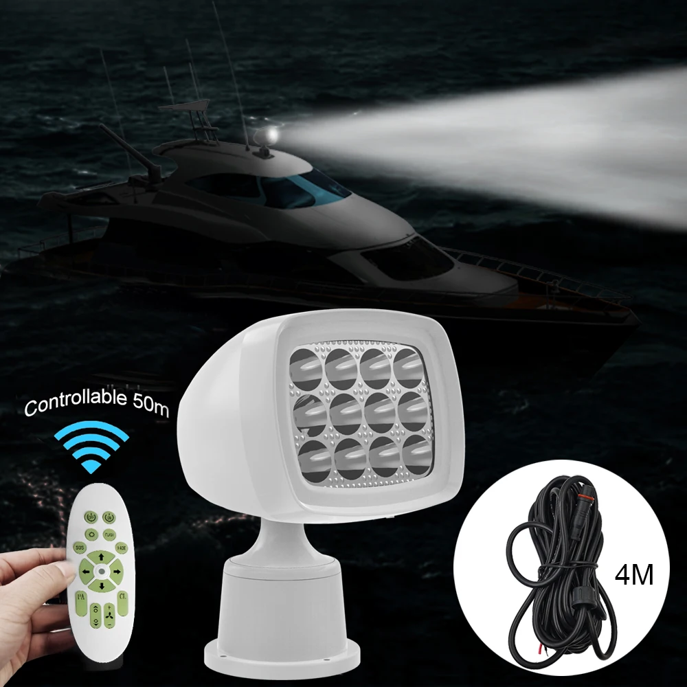24VDC High Power Remote Control Waterproof Yacht Speed Boat Led ...