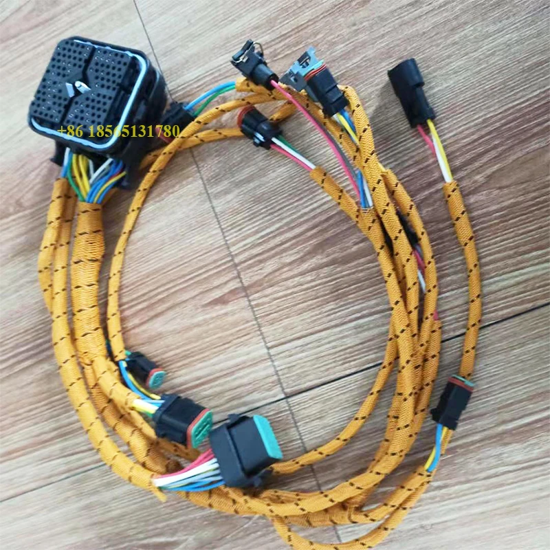 For Caterpillar C9 Engine Wiring Harness 235-8202 2358202 Excavator ...
