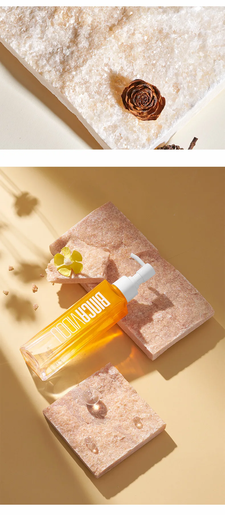 Yiscaxia Natural Crystal Stone Props for Product Photography