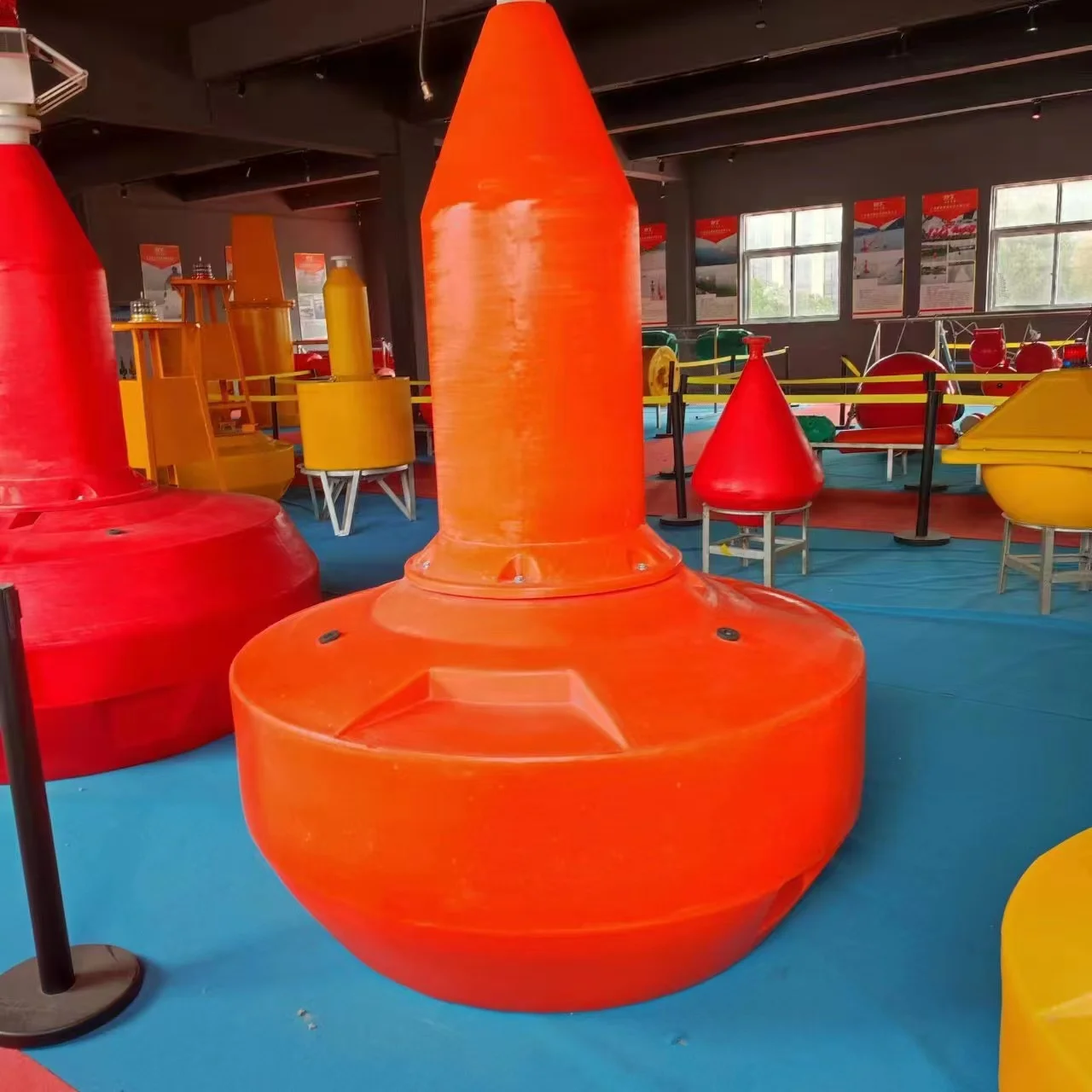 Plastic PE Navigation Buoys Floating Mark Buoy with PU Foam Inside with ...