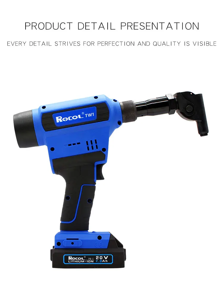 90 Degree Woodworking Electric Cordless Rivet Gun Core Pull Insertion ...