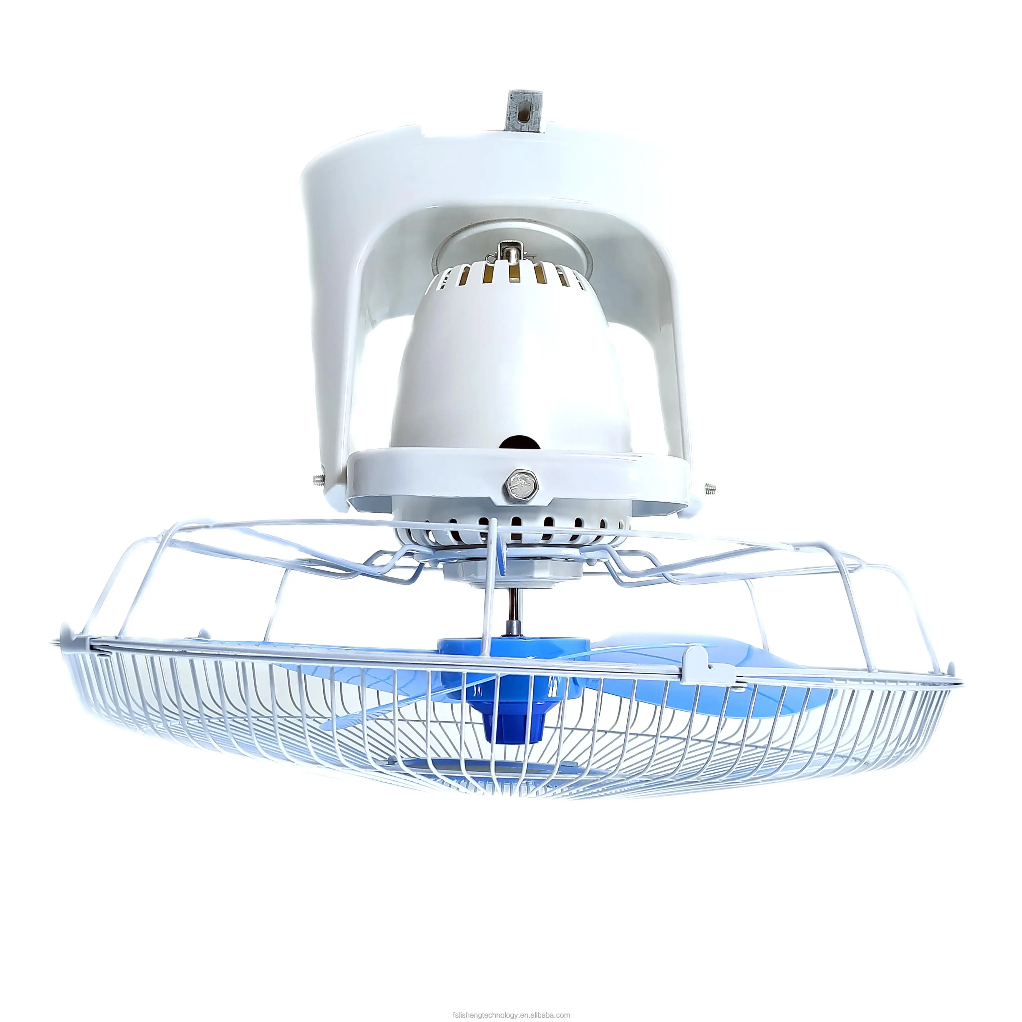 16 Inch DC Mounted Ceiling 12v Orbit Air Cooler Fan - Full Copper