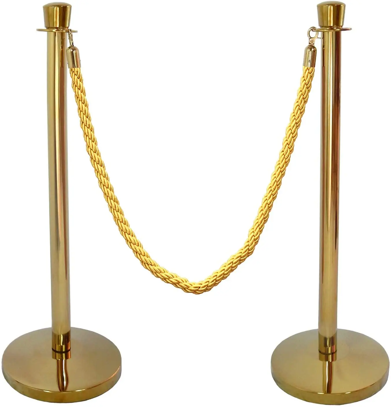 Hot Sale Stainless Steel Stanchions Crowd Control Queue Braided Rope ...