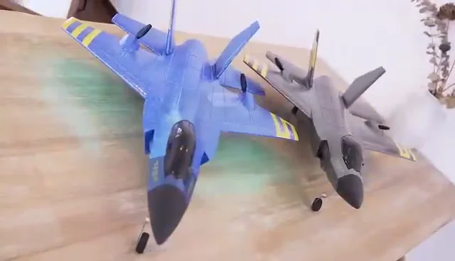 2.4g Rc Airplanes Giant Scale F35 With Led Light Epp Foam Rc Glider ...