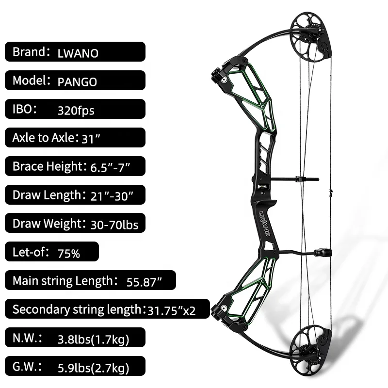 Compound Bow & Arrow Kit For Adults/Beginners - Adjustable 30-60 Lbs ...