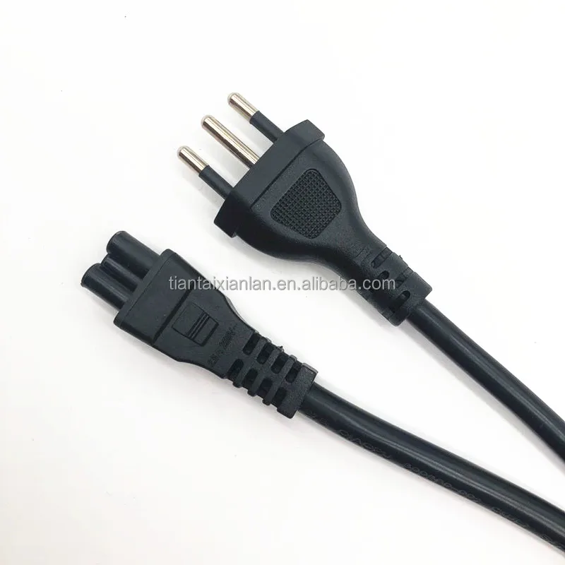 Brazil 3 Pin Plug To Iec 320 C5 Mickey Mouse Laptop Power Cord Cable ...