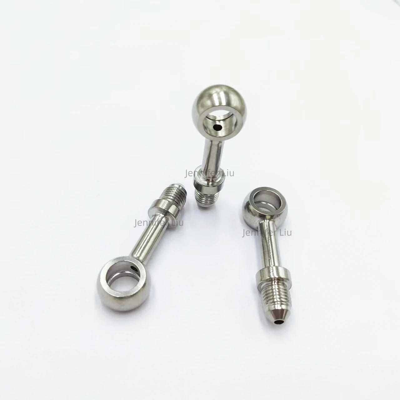 Stainless Steel Banjo Fitting - 45 90 Degree AN3 Adapter