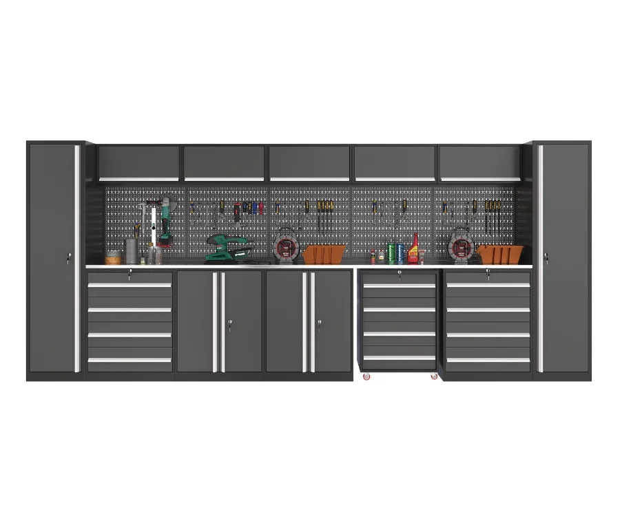 Garage Workstation Modular Workbench Tool Cabinet Workshop Cabinet ...