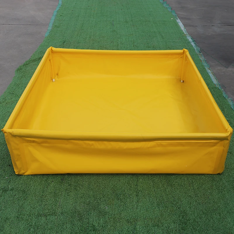 Portable Spill Containment Berm Folding Wall Berm Snap Duck Pond Leak ...