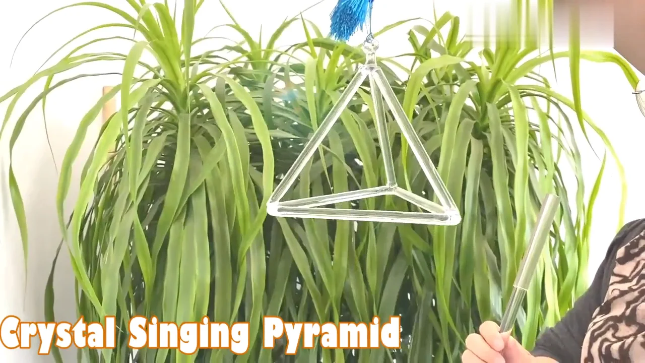 Clear Chakra 3 To 12 Inch Crystal Singing Triangle For Sound Healing ...