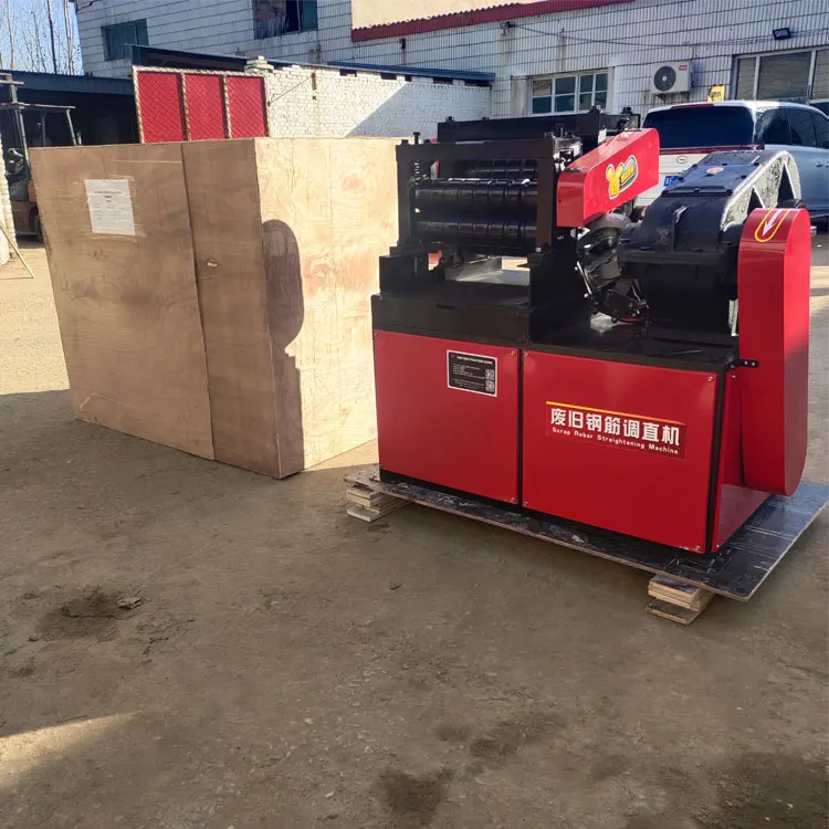 6-25mm Rebar Straightening Machine Dlx 6-14 Used Iron Rebar Bar ...