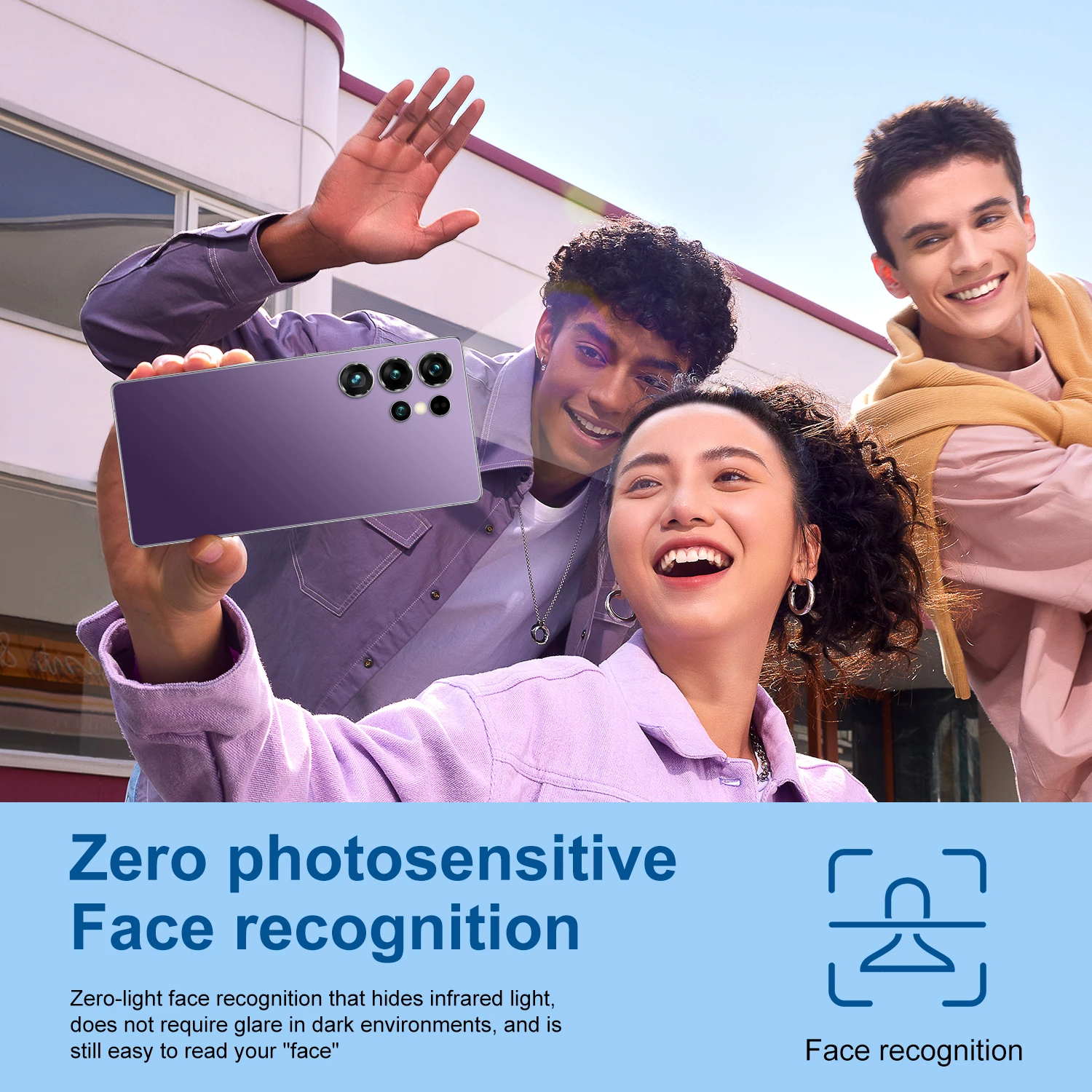 Unlocked Smartphone S25 ULTRA 5G Capable 7.3" HD Screen Face ...