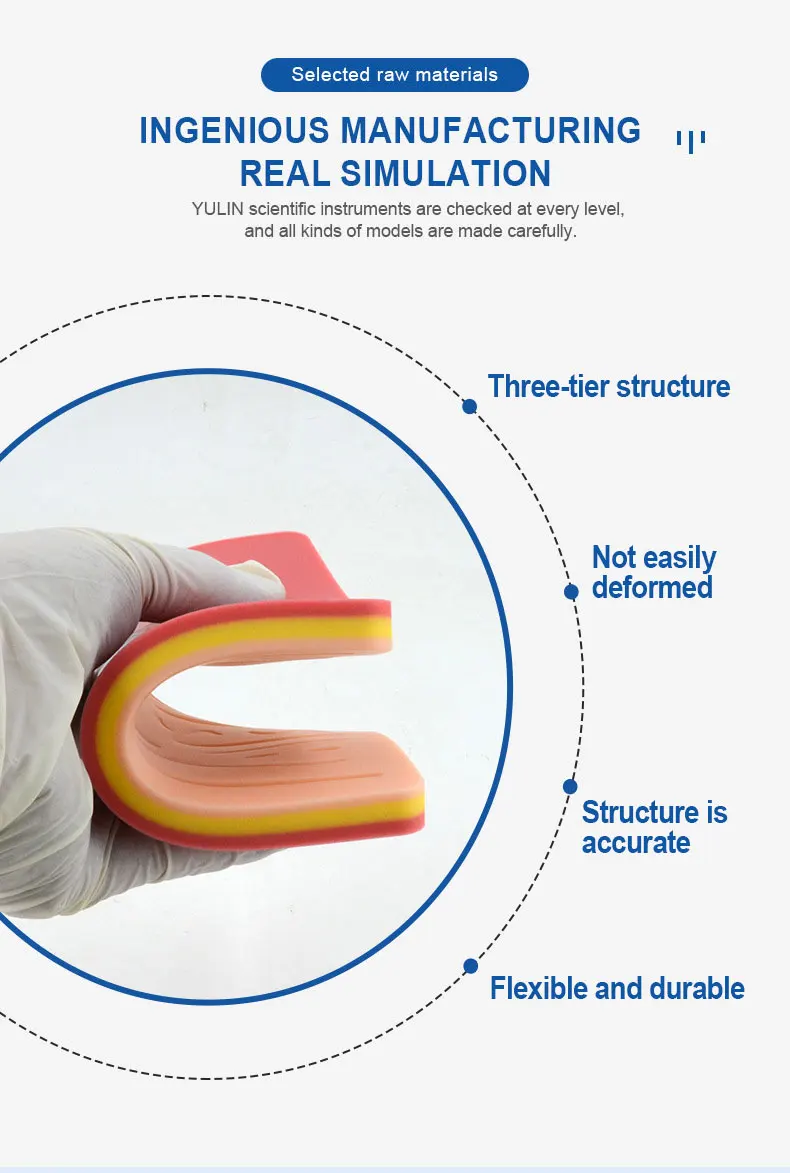 Surgical Suture Skin Training Model - Environmentally Friendly Silicone