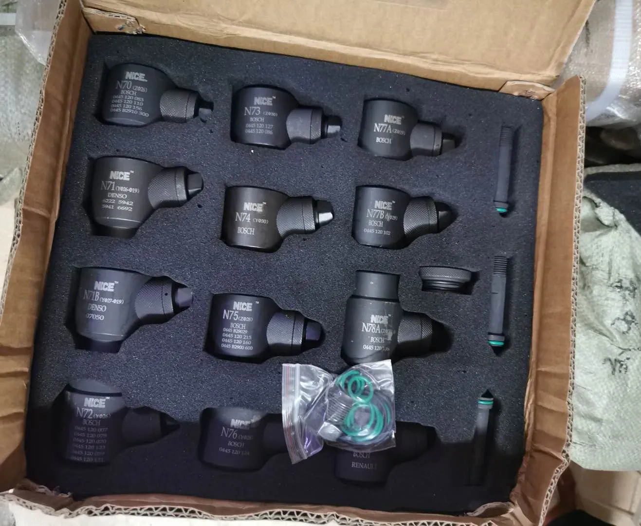 12pcs Common Rail Injector Short Clamp Commonrail Injector Adapters ...