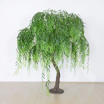 Greenery Willow Tree Big Fake Tree Artificial Plants Indoor Decor 4-6 ...