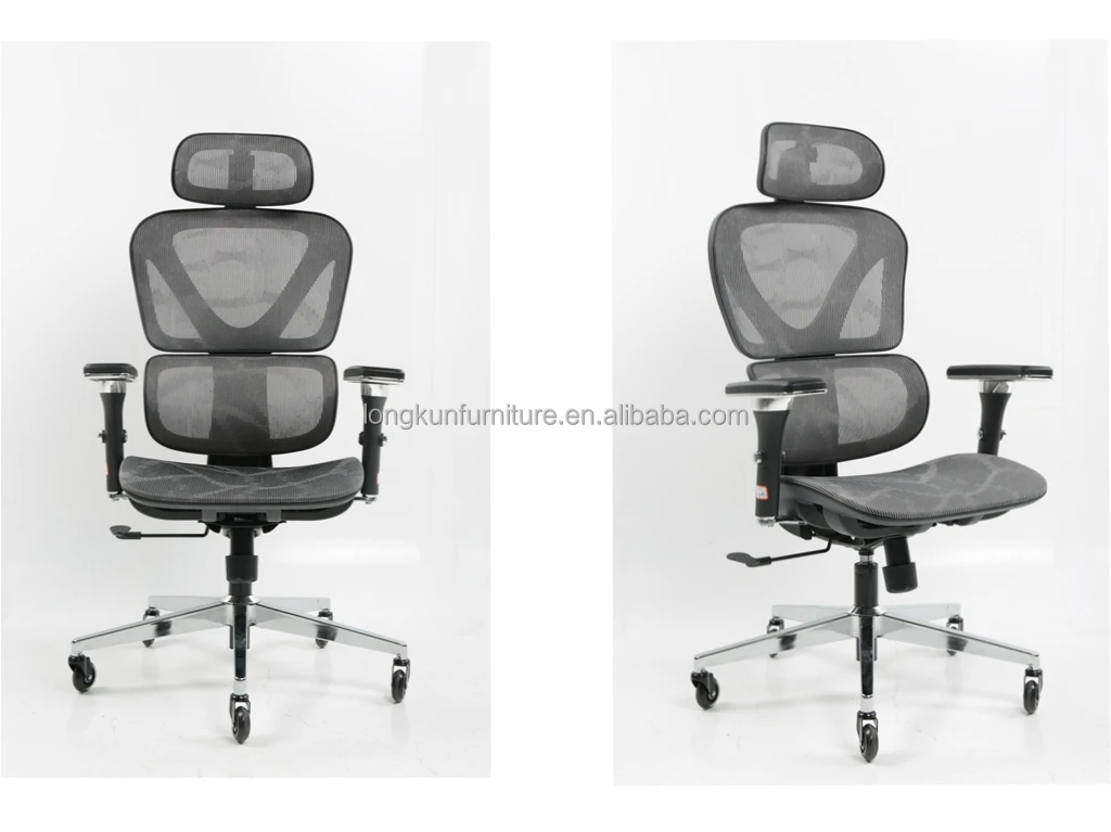 Modern High Back Swivel Revolving Office Guest Manager Mesh Chair ...