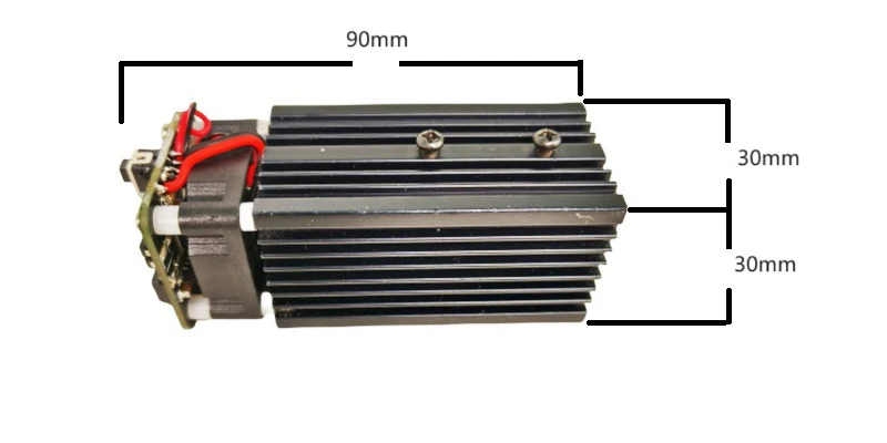 12V 520nm Laser Module - 1W High Power Green Laser