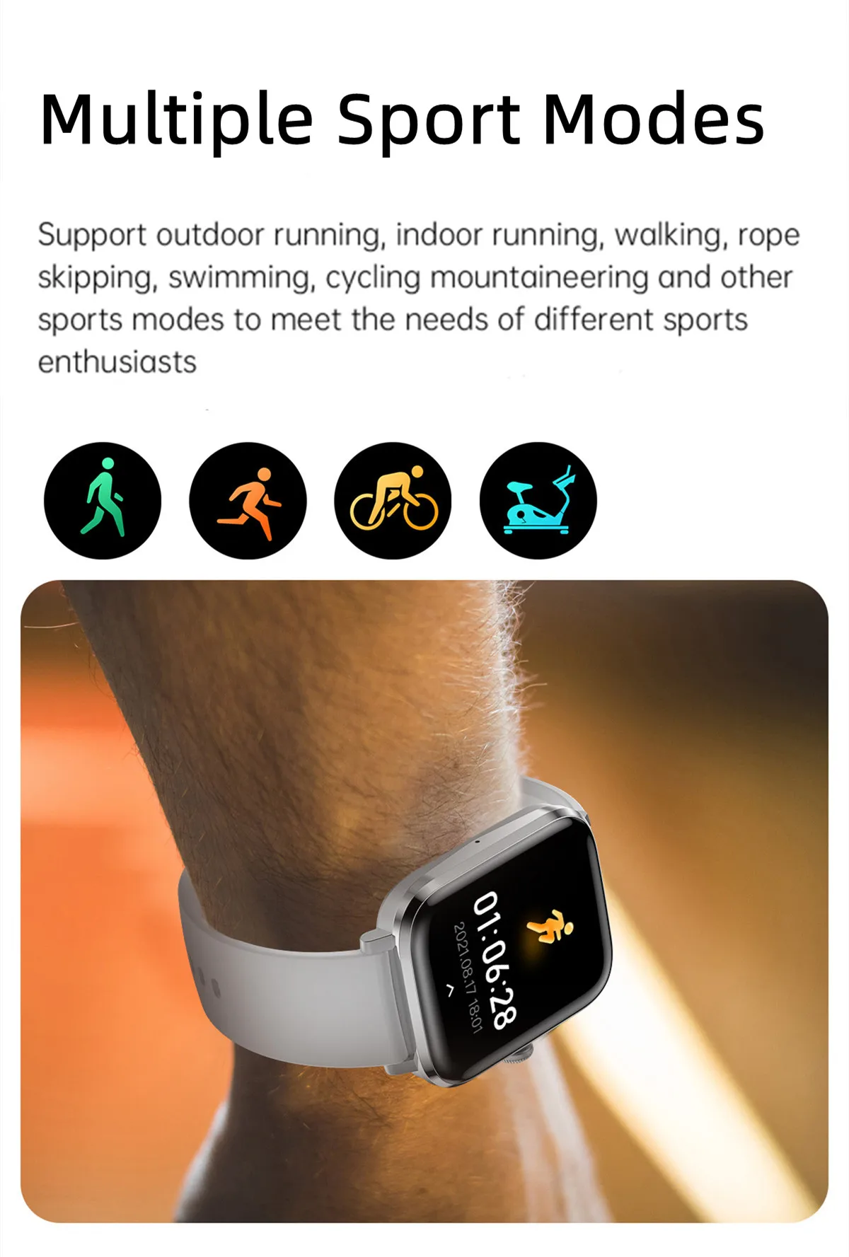 Maxtop 2023 New Arrivals Full Touch Ip68 Waterproof Sport Fitness ...