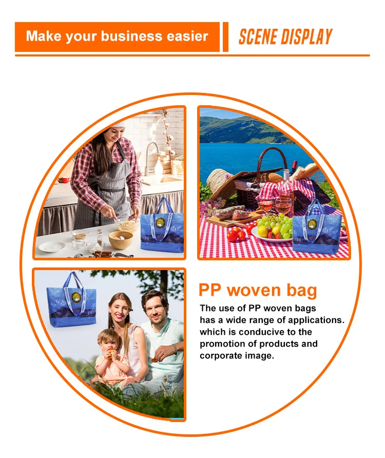 Wholesale Custom Printed Eco Friendly PP Woven Bags