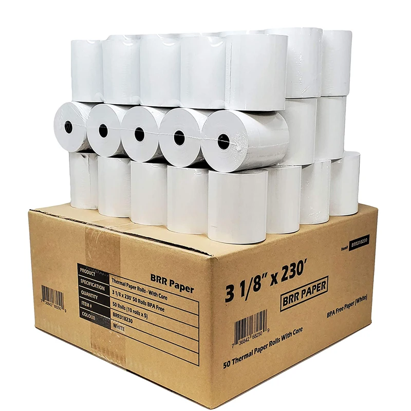 Termo Paper Rollos De Papel Termico 80mm Thermical Roll 80x80 Thermal ...