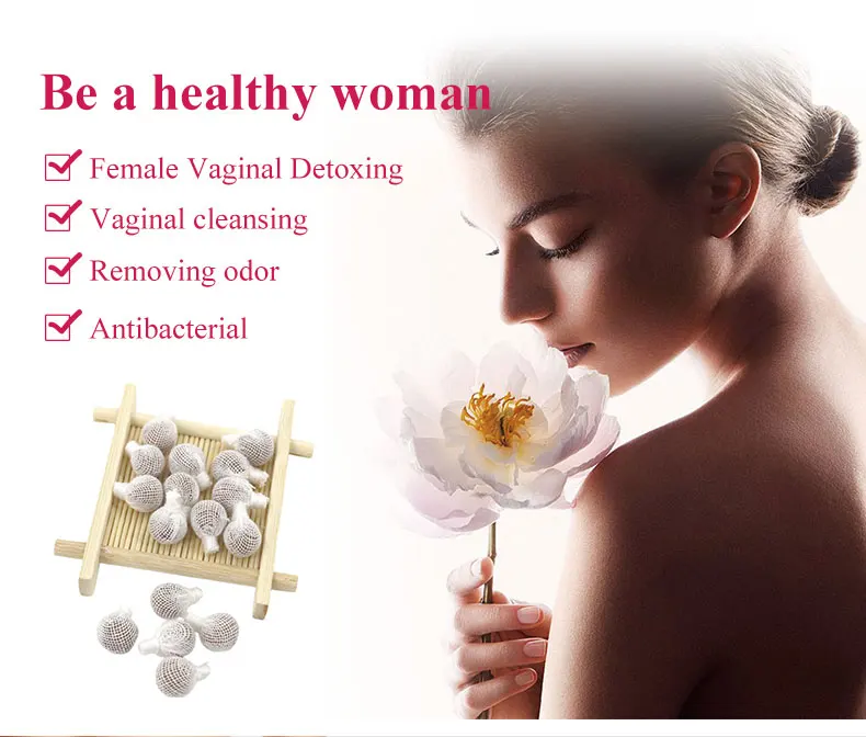 Hot Sale Herbal Vaginal Detox Pearls Cleaner Tampons Clean Point 100% ...
