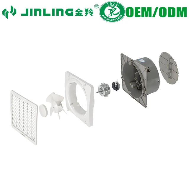 Jinling Electric Window Type Exhaust Fan - 6 Inch Ventilation