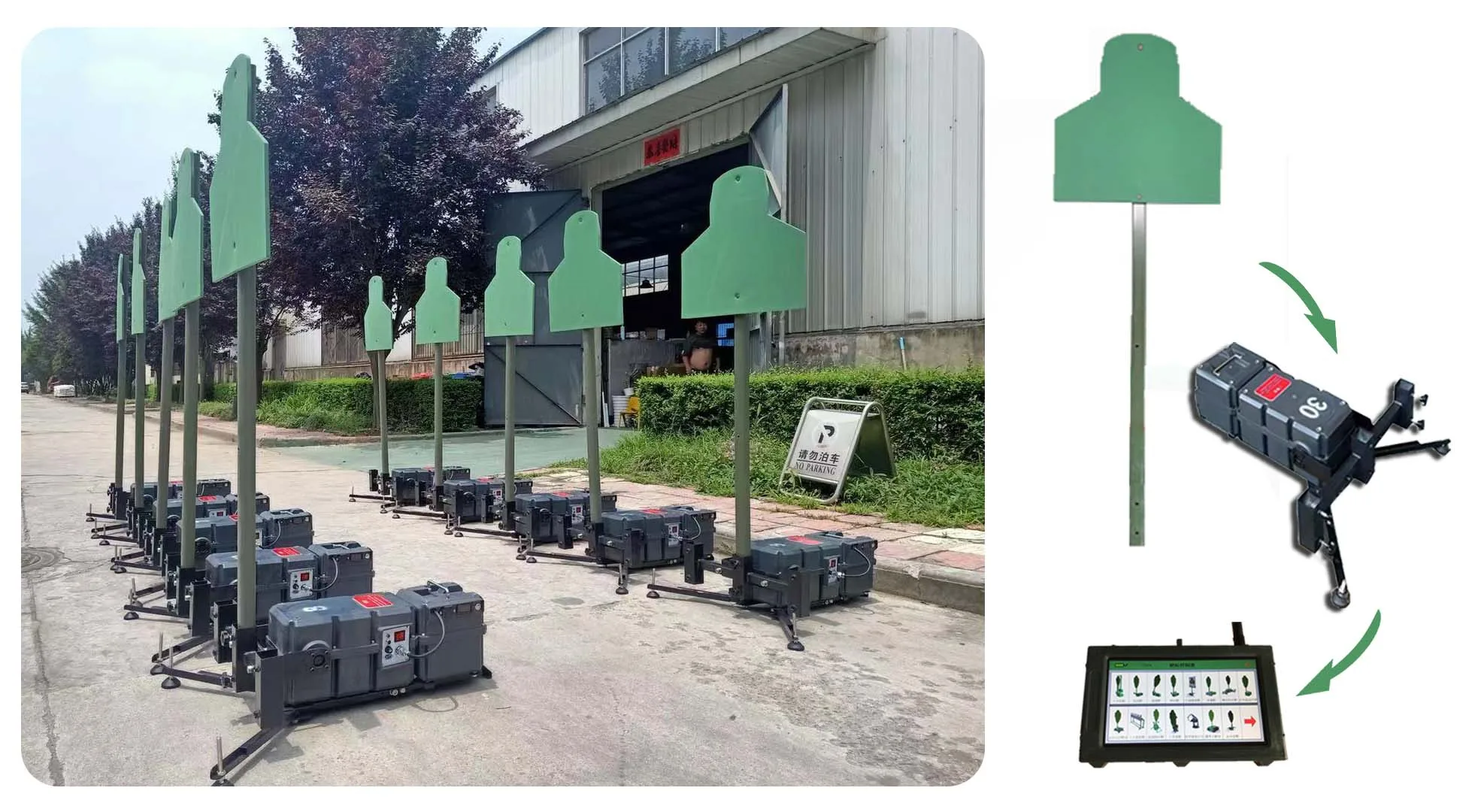 Wholesale Auto Reset Digital Shooting Steel Target - Buy Steel Target ...