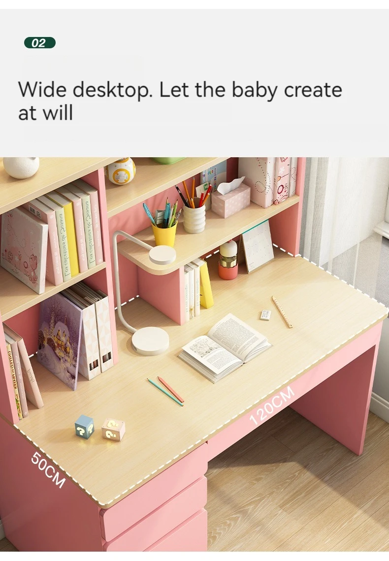 Modern Simple Desktop Computer Desk Home Office Study Desk Primary and ...