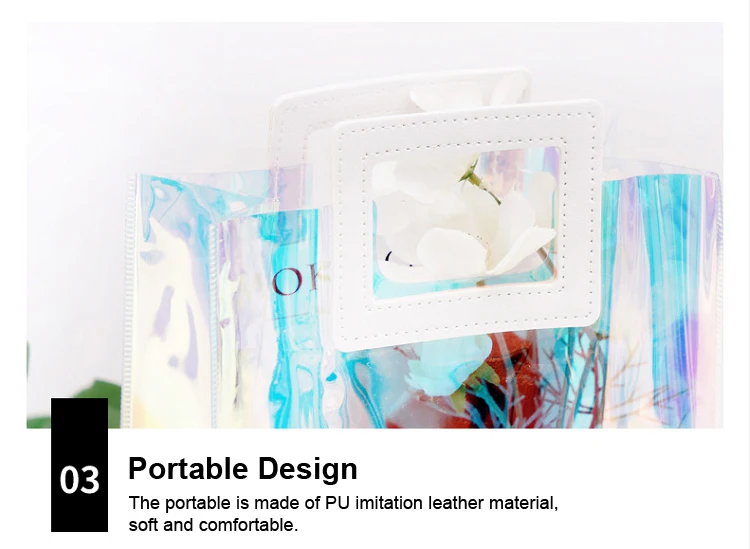 Clear Pvc Shopping Bag Tote Customized Transparent Shopping Bag - Buy ...
