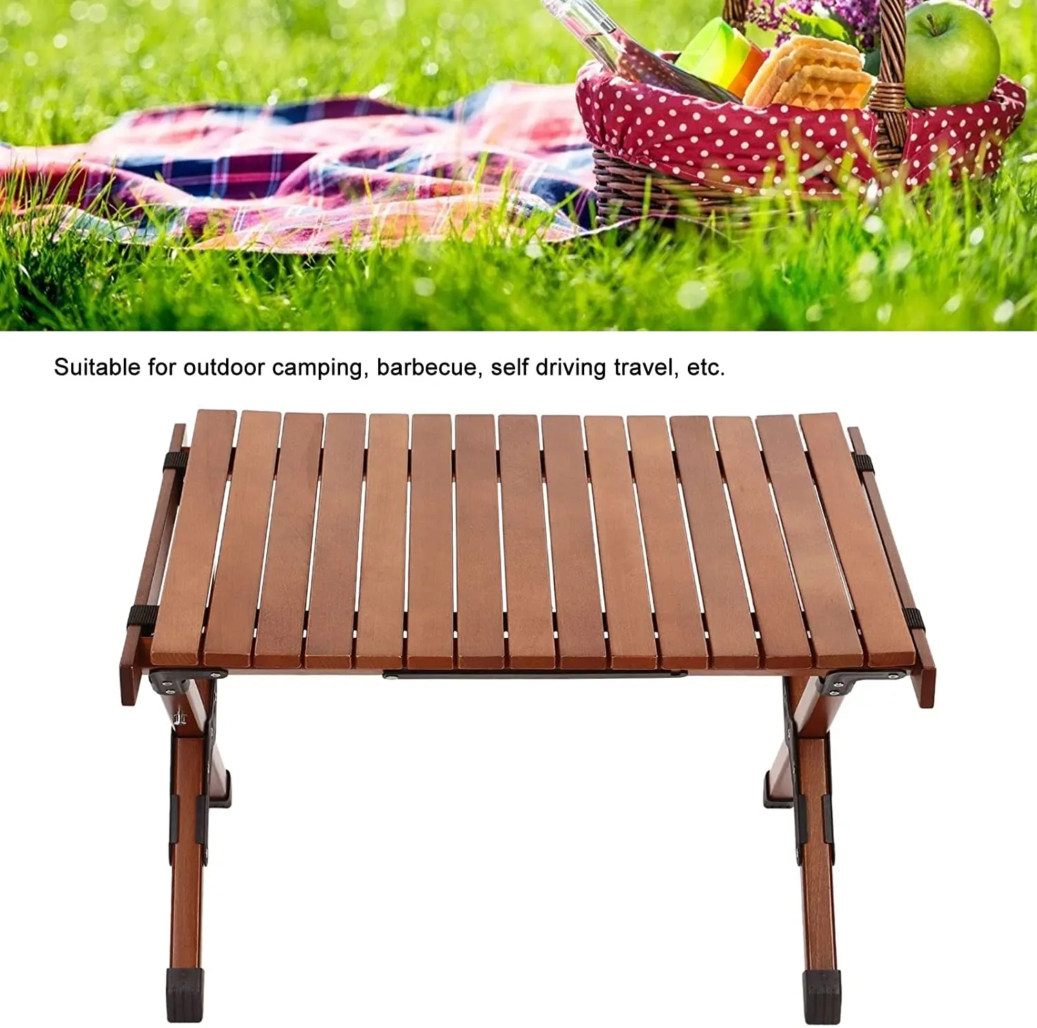 Portable wooden folding outdoor patio picnic camping table| Alibaba.com