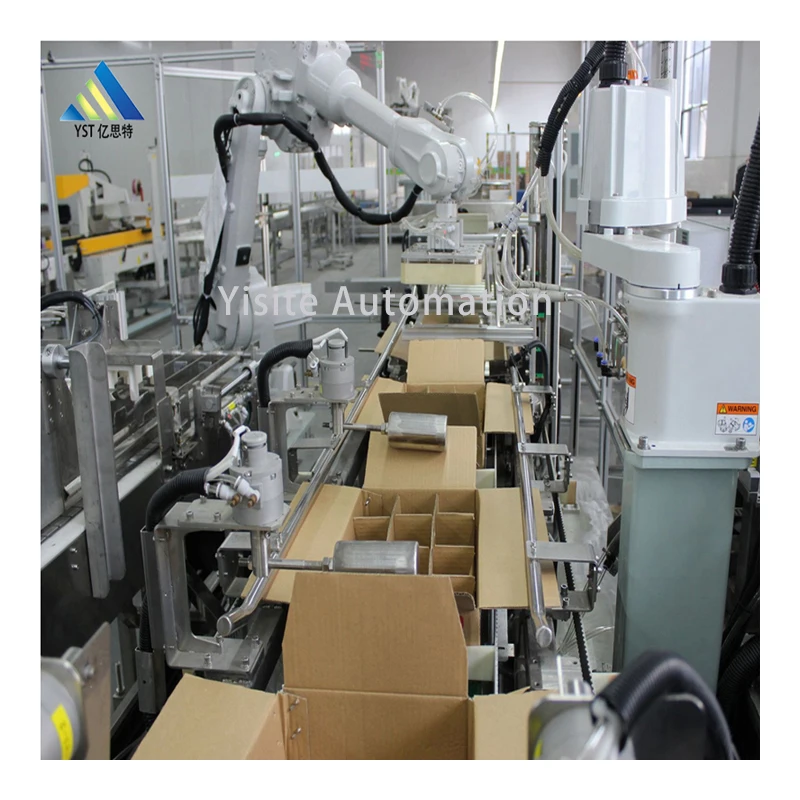 Automatic Pick and Place Carton Box Filling Robot Case Packer
