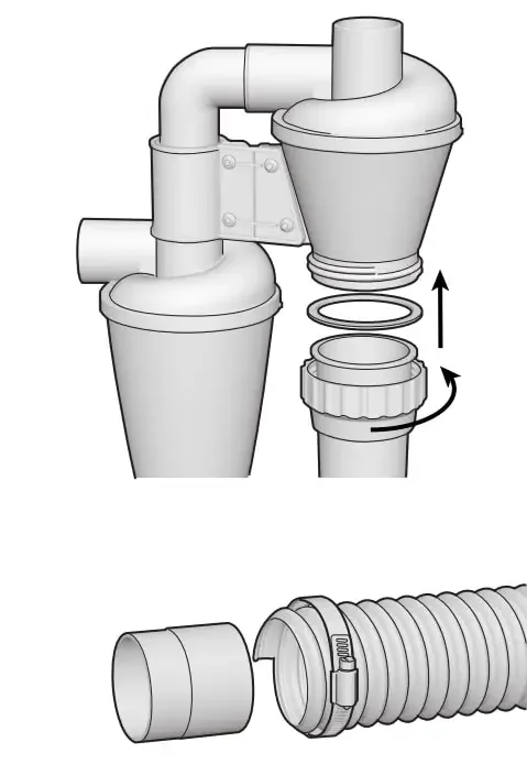 Double Filtration - Cyclone Dust Collector for Woodworking DIY