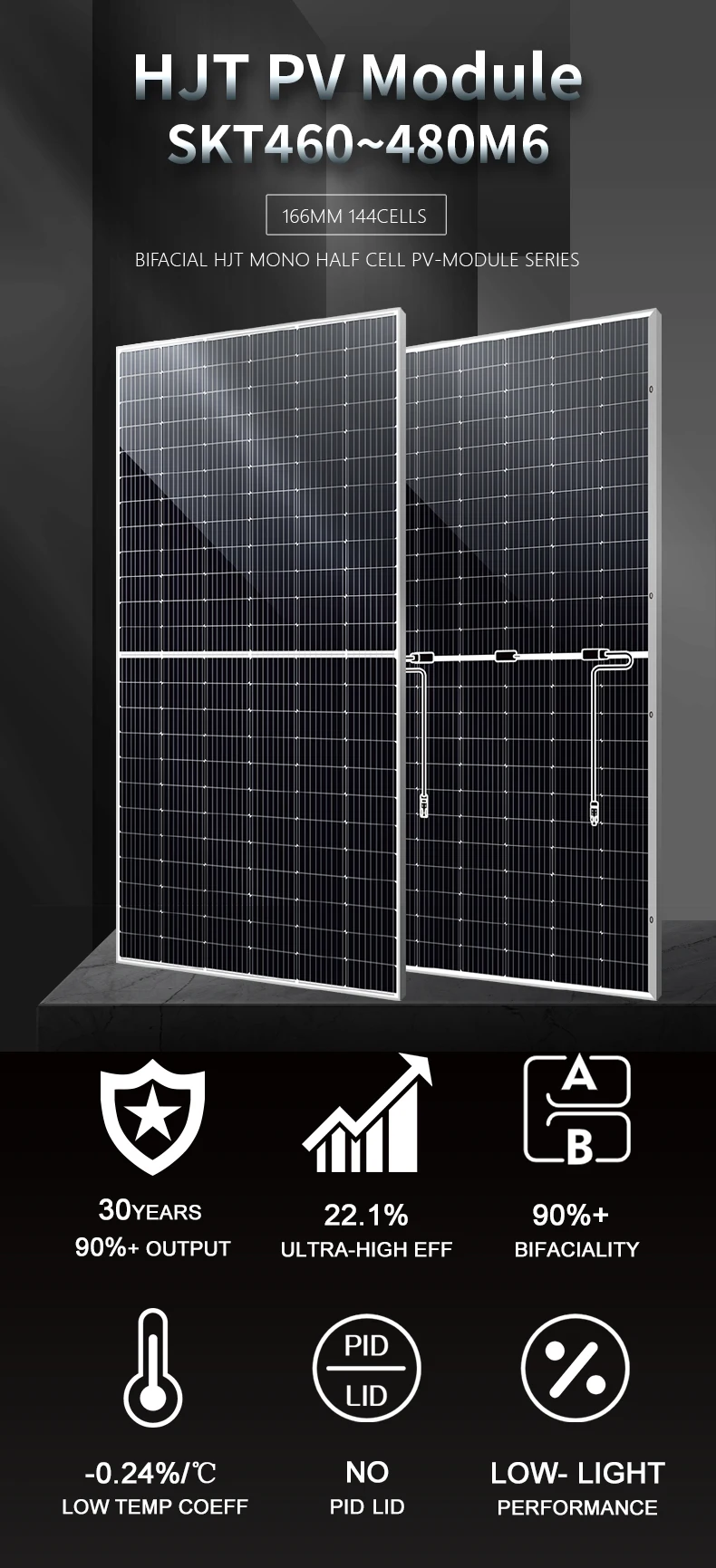 Pet Perovskite Solar Panel - 10000w Pallet of Solar Panels