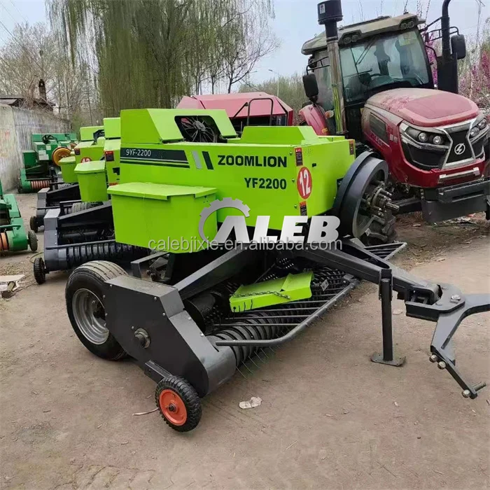 Fully Automatic Tractor Mounted Pto Dry Stalk Straw Baler Machine - Buy ...