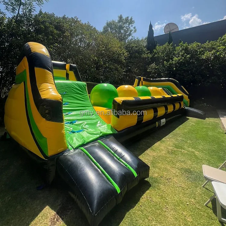 Commercial Inflatable Wipeout Xtreme Ball Run Big Balls