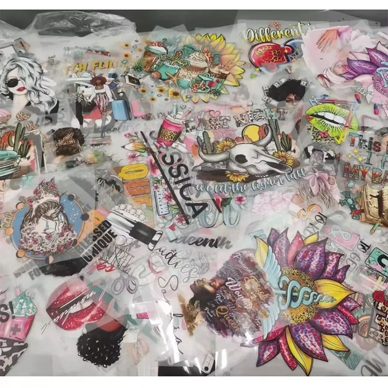 Custom DTF Heat Transfers - Versatile Stickers for Garments