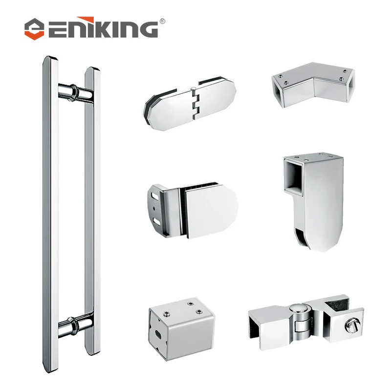 Eniking Stainless Steel Shower Cabin Sliding Glass Door Shower Room ...