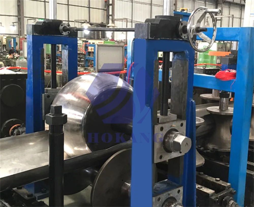 Customized Metal Pipe Making Machine Tube Forming And Hf Welding ...