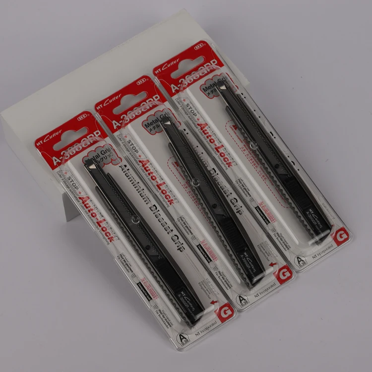 Nt Cutter Aluminum Die-cast Grip Auto-lock Utility Knife (a-300grp ...